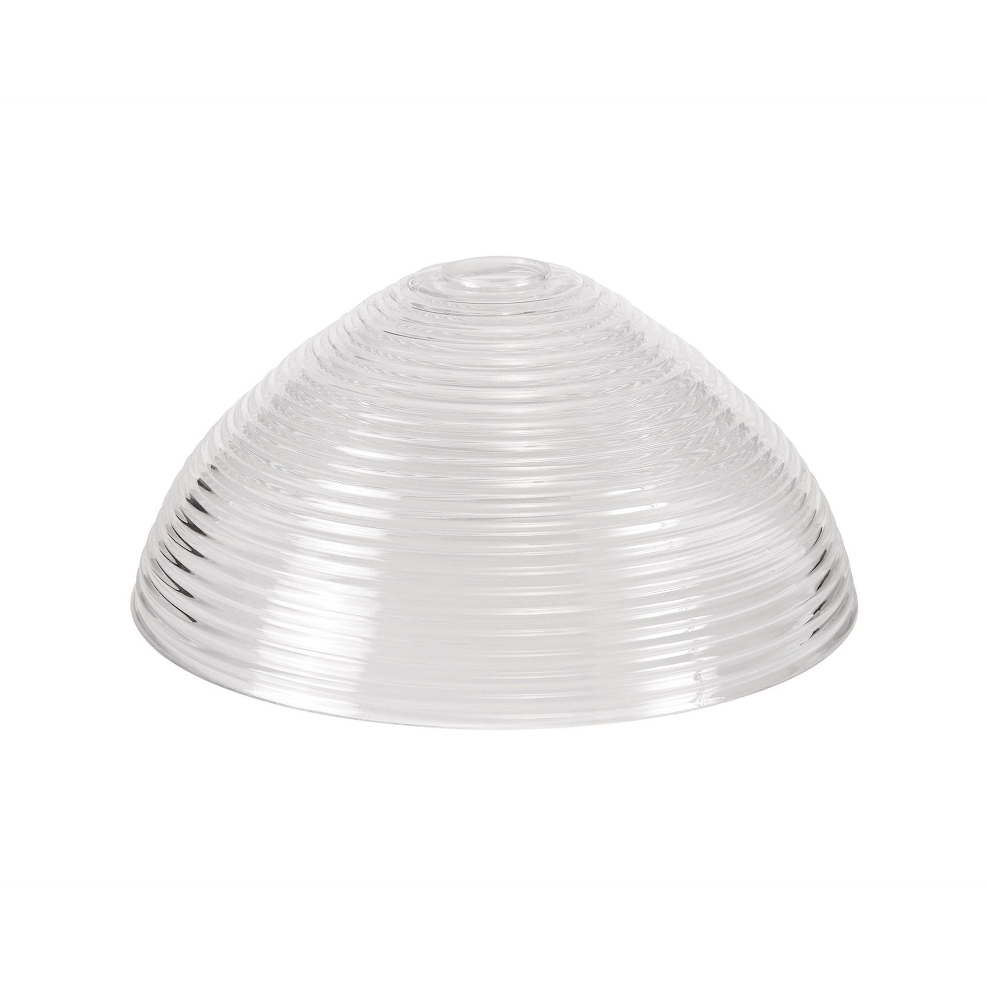 Fabula Epping 33.5cm Round Shade - Prismatic Effect Clear Glass - Shad