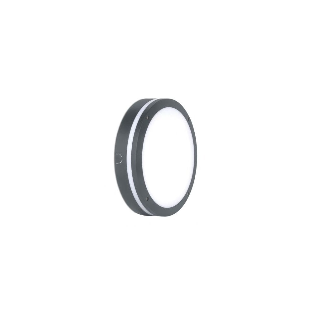 Collingwood Halo Wall Light 12W CCT Switchable - Anthracite Grey