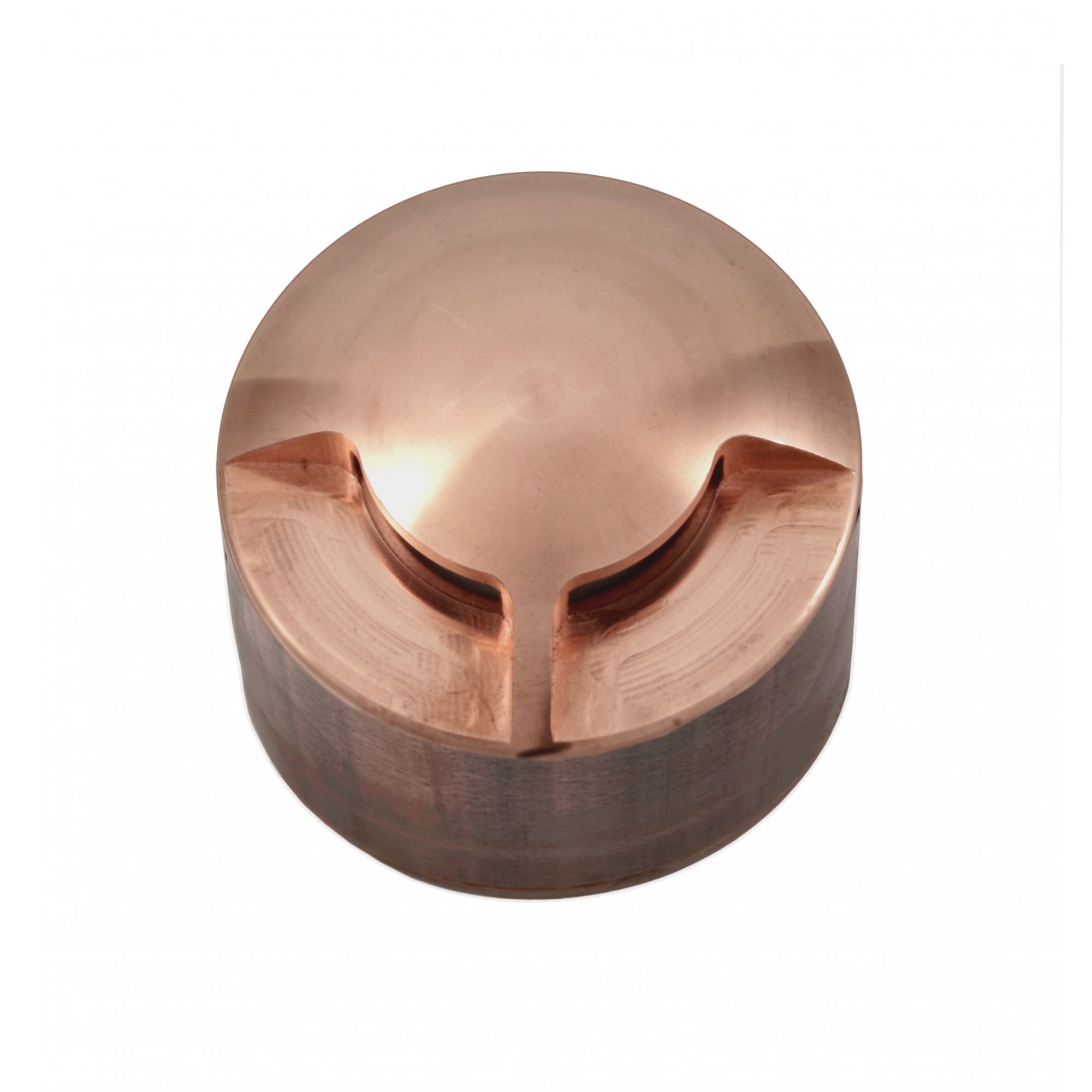 Hunza Pure LED Path Light Surface Mount 2 Facet 180º - Copper - Low Vo