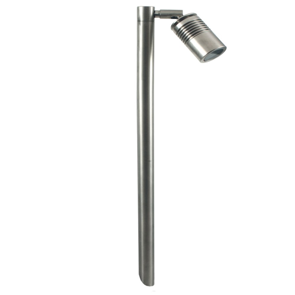 Hunza Pure LED Euro Single Pole Light (Spike Mounted) - Stainless Stee
