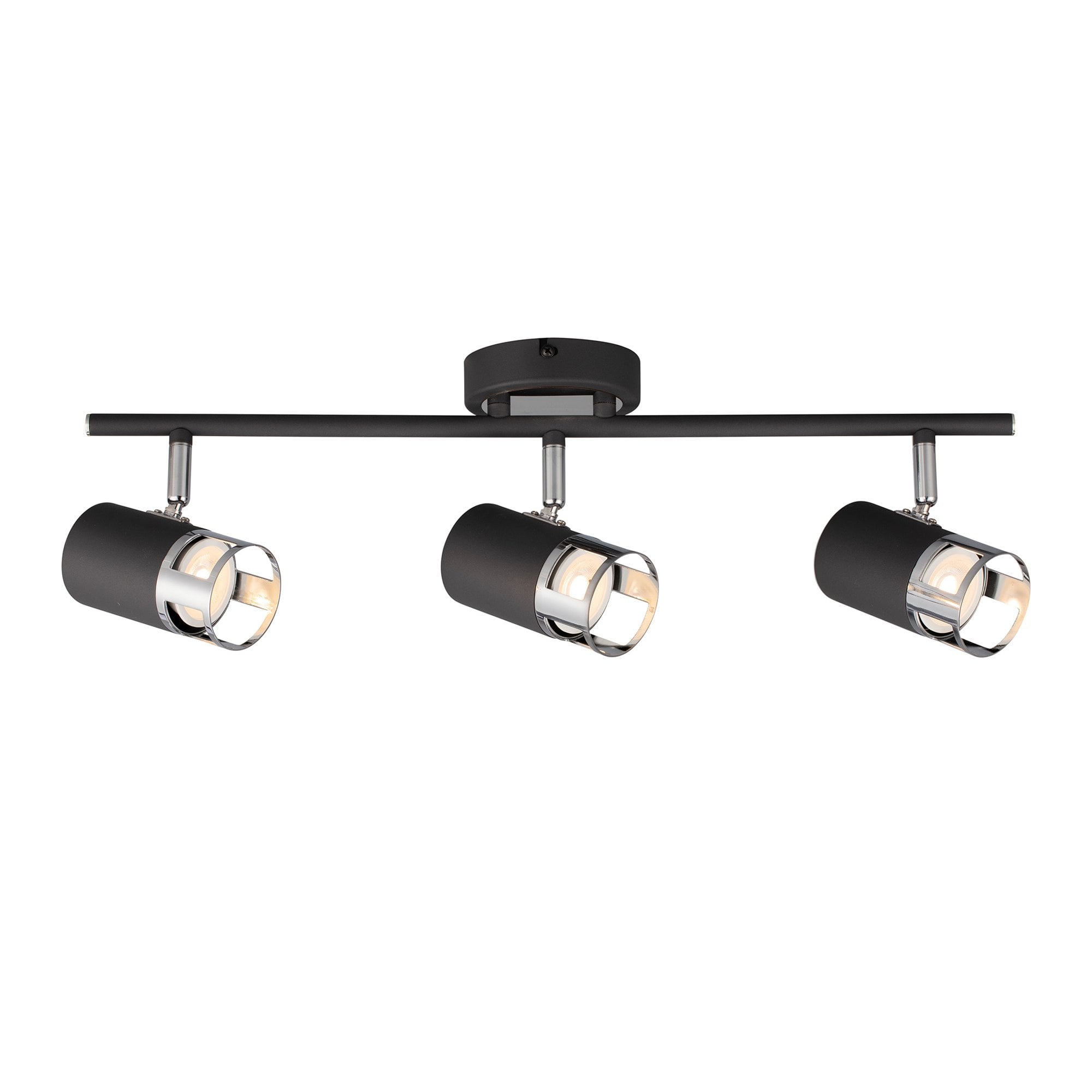 Fabula Amesbury 3 Light Linear Bar Spotlight - Graphite & Polished Chr