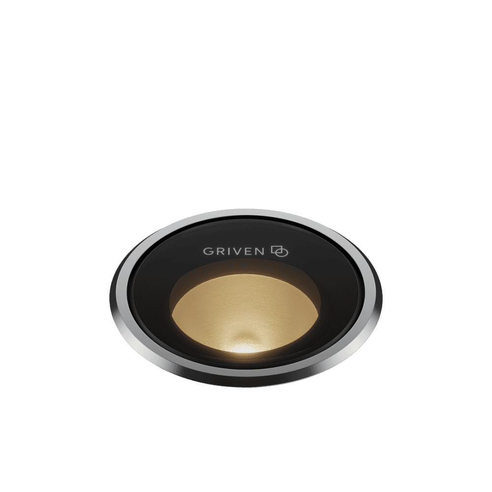 Griven Half Moon Recessed 2.5W 227lm Ground Light - All-Glass Frame