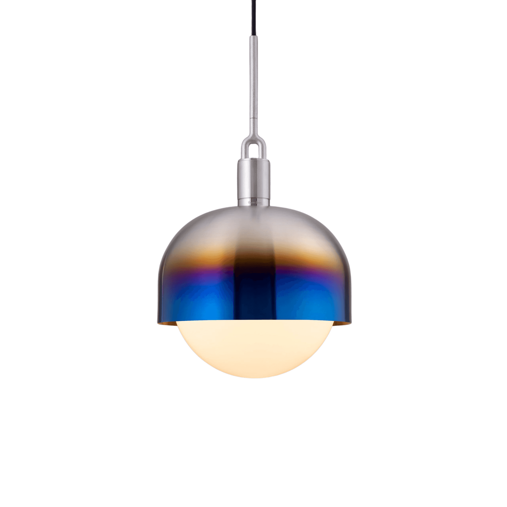 Buster + Punch Forked Globe Opal Shade Pendant - Large