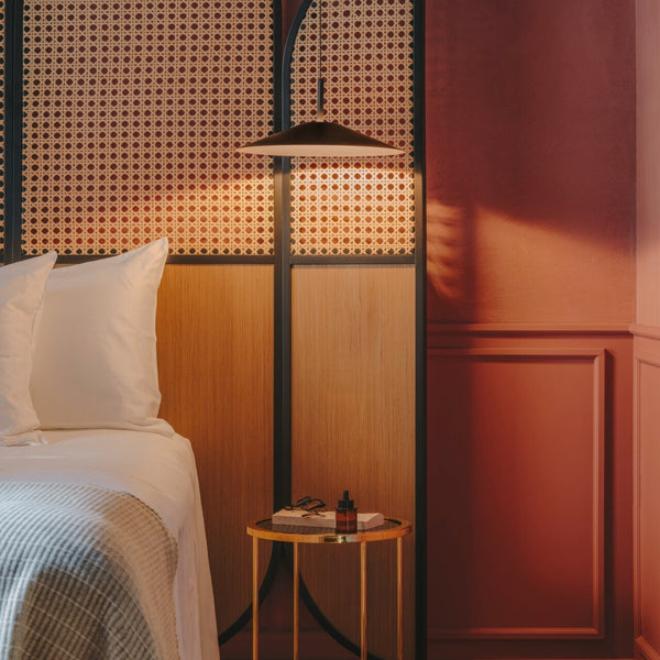 Humble Firefly Table Lamp - Gold & Smoked Glass