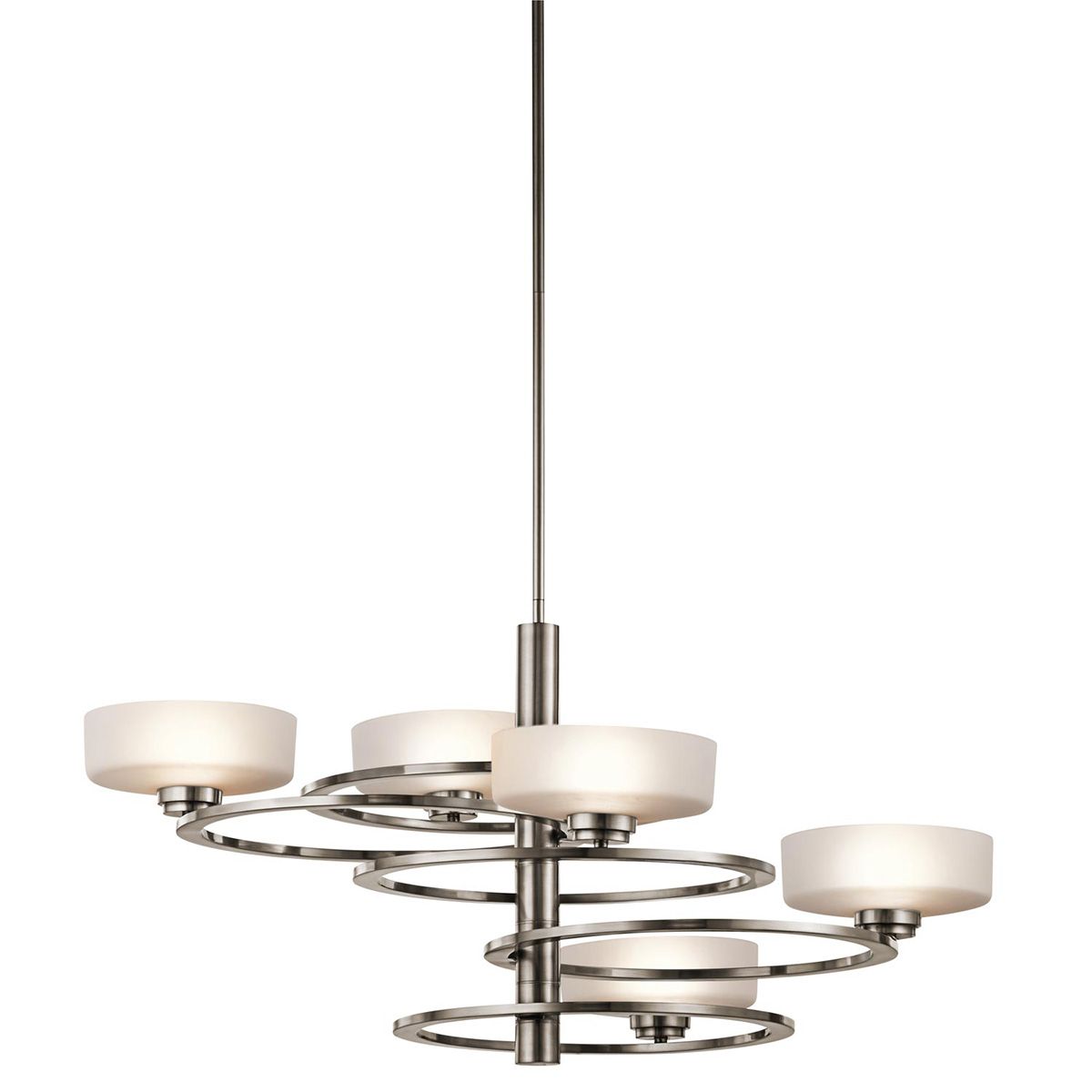 Aleeka 5 Light Chandelier - Classic Pewter KL-ALEEKA5B
